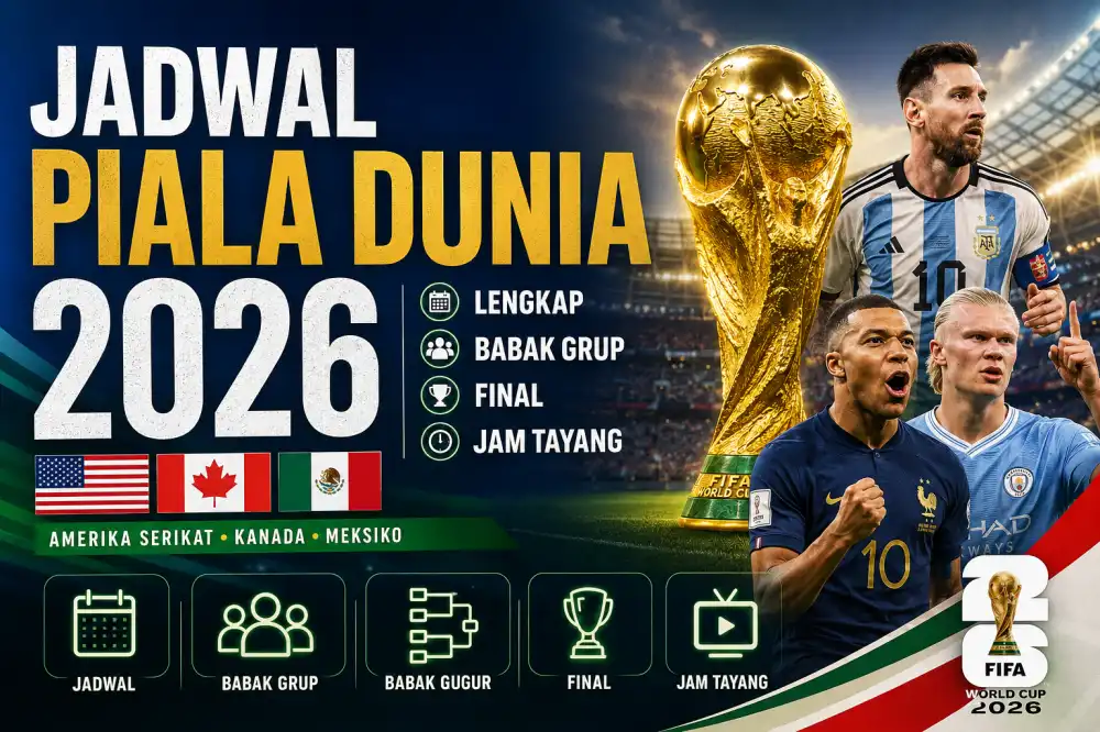 Jadwal Piala Dunia 2026 Lengkap: Babak Grup Sampai Final, Venue & Jam ...